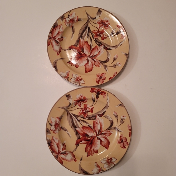 Coventry | Dining | Coventry Genuine Stoneware Flower Plates | Poshmark
